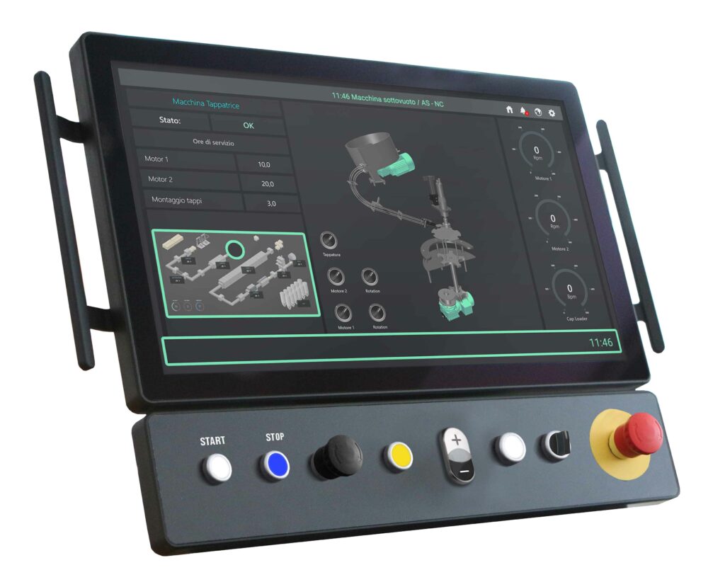 24″ Monitor – Sfera HMI+ – Panel PC & Digital Signage von Iris-Display